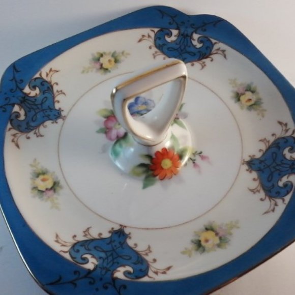 Dining | Made In Japan Tidbit Tray With Handle | Poshmark